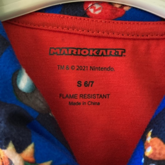 Nintendo | Pajamas | Boys Mario Kart Blue Red 2 Piece Pajamas Set Size ...